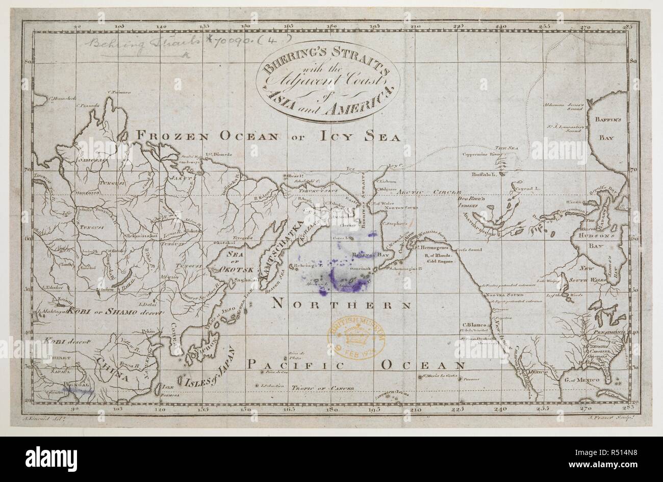 Bering Strait Map High Resolution Stock Photography and Images - Alamy