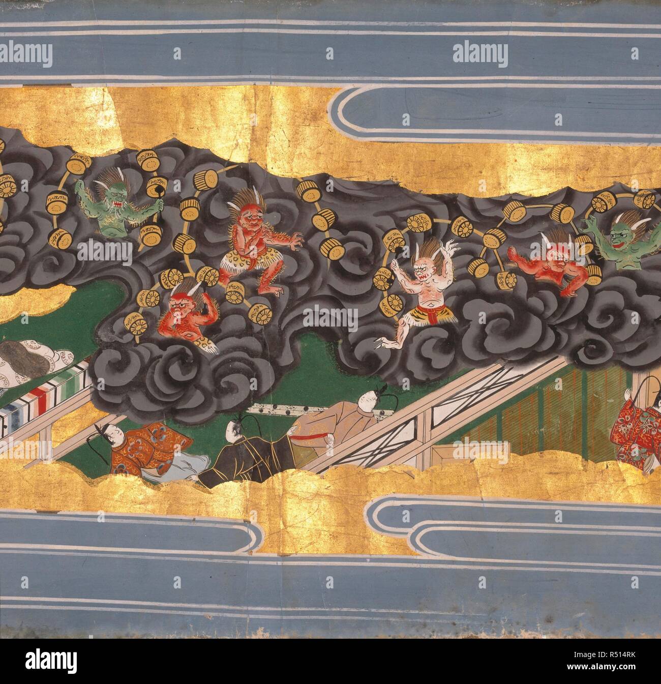 Demons making thunder. Hashidate no Honji ('The True Form of Hashidate ...