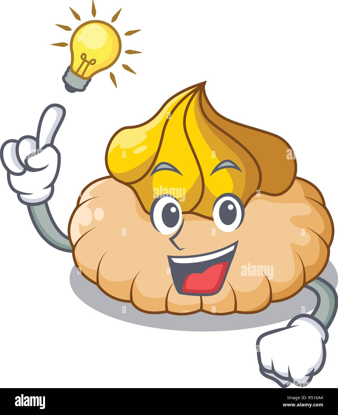 Have an idea ice cream biscuit on wafers cartoon Stock Vector Image ...
