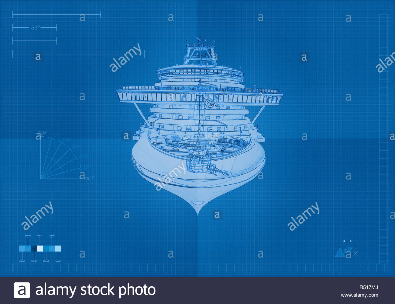 Technical Drawing Ship Stock Photos & Technical Drawing Ship Stock ...