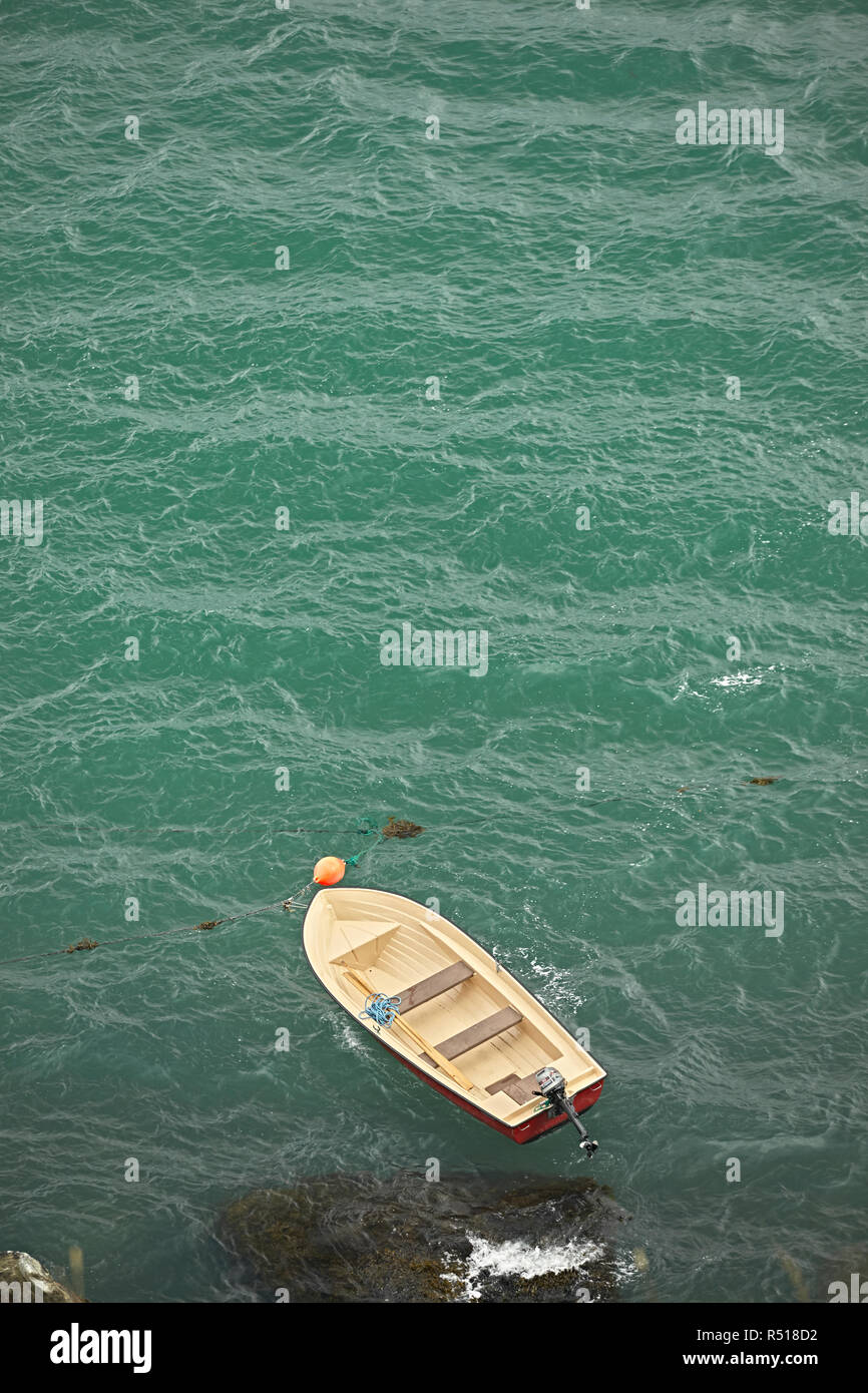 Rowing boat in Norwegian Fjord Stock Photo - Alamy