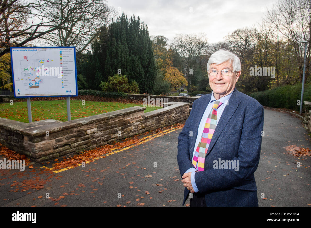 Robin Harper, interim chair of the Astley Ainslie Community Trust which ...