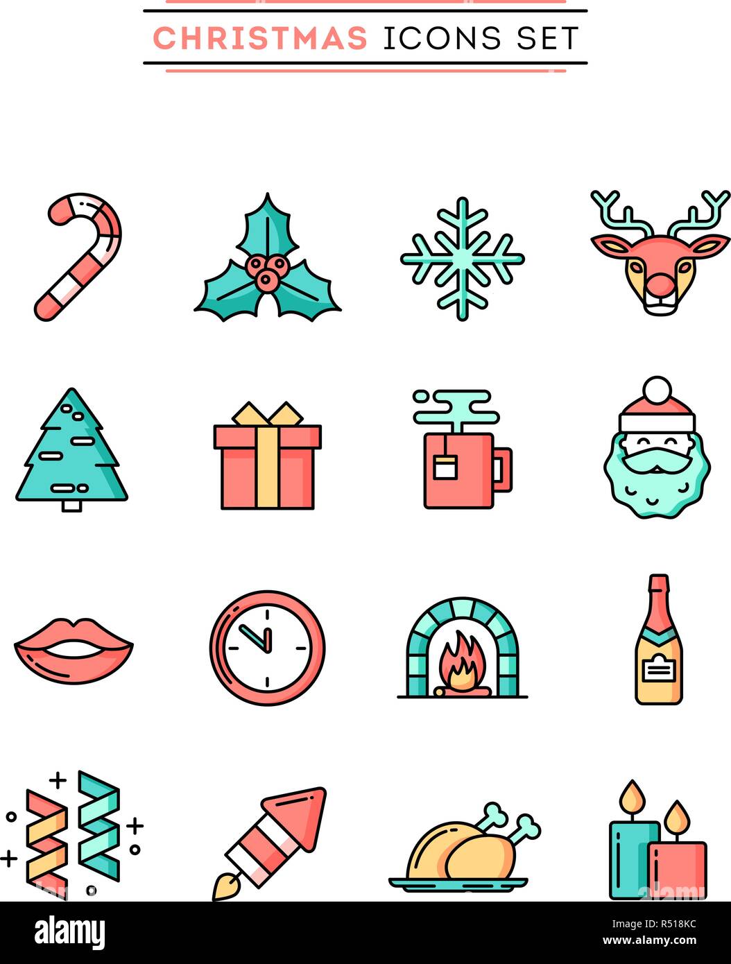 Champagne candles Stock Vector Images - Alamy