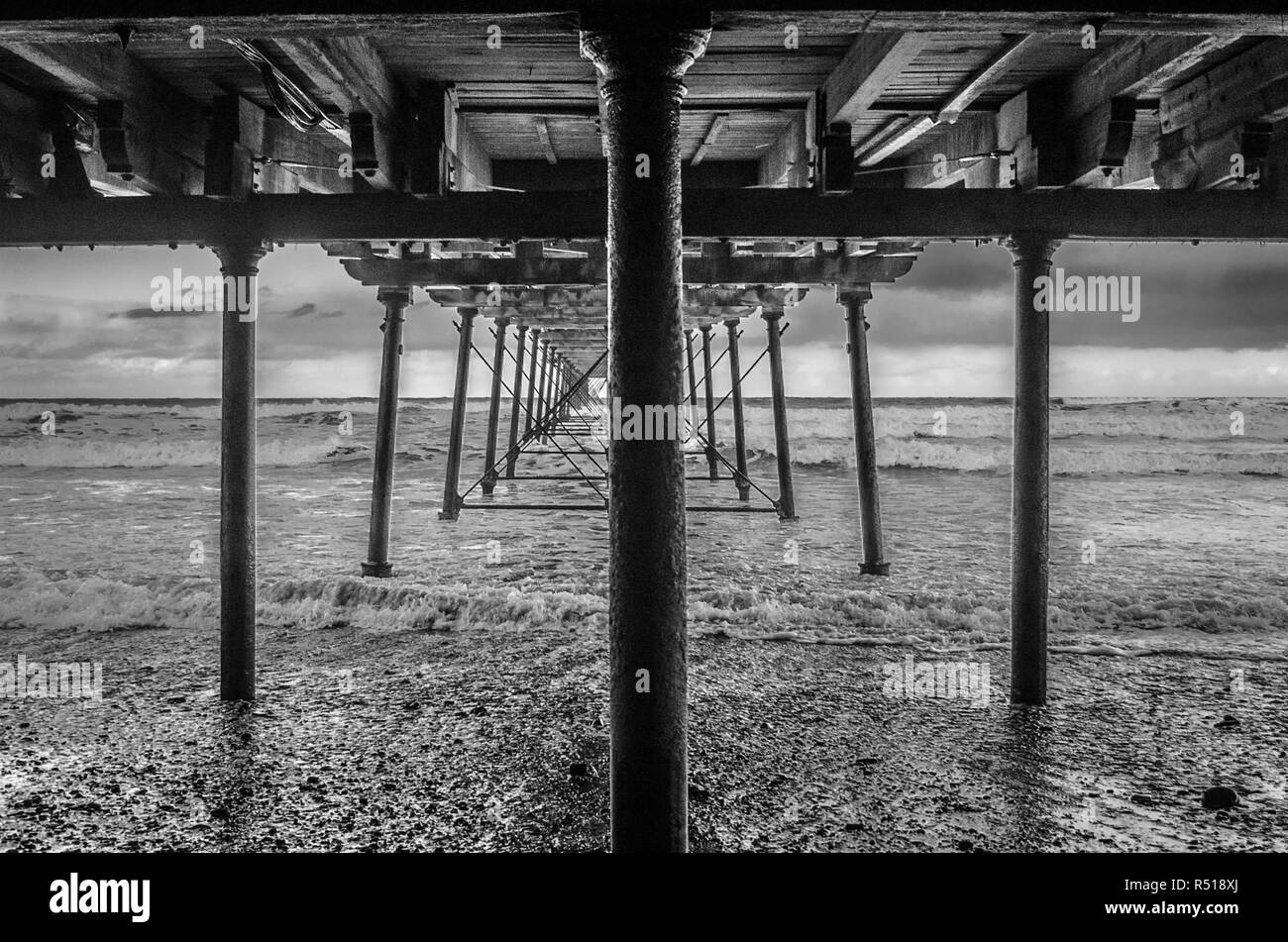 Cold north sea in Black and White Stock Photos & Images - Alamy