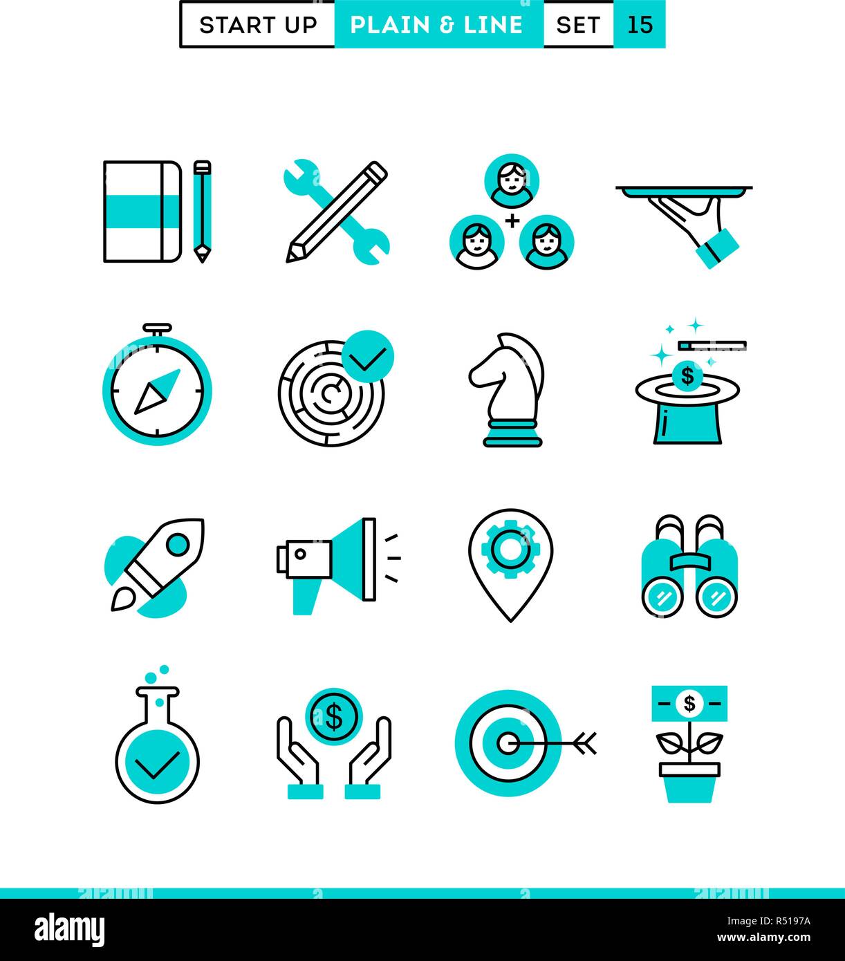 Direction to start line Stock Vector Images - Alamy
