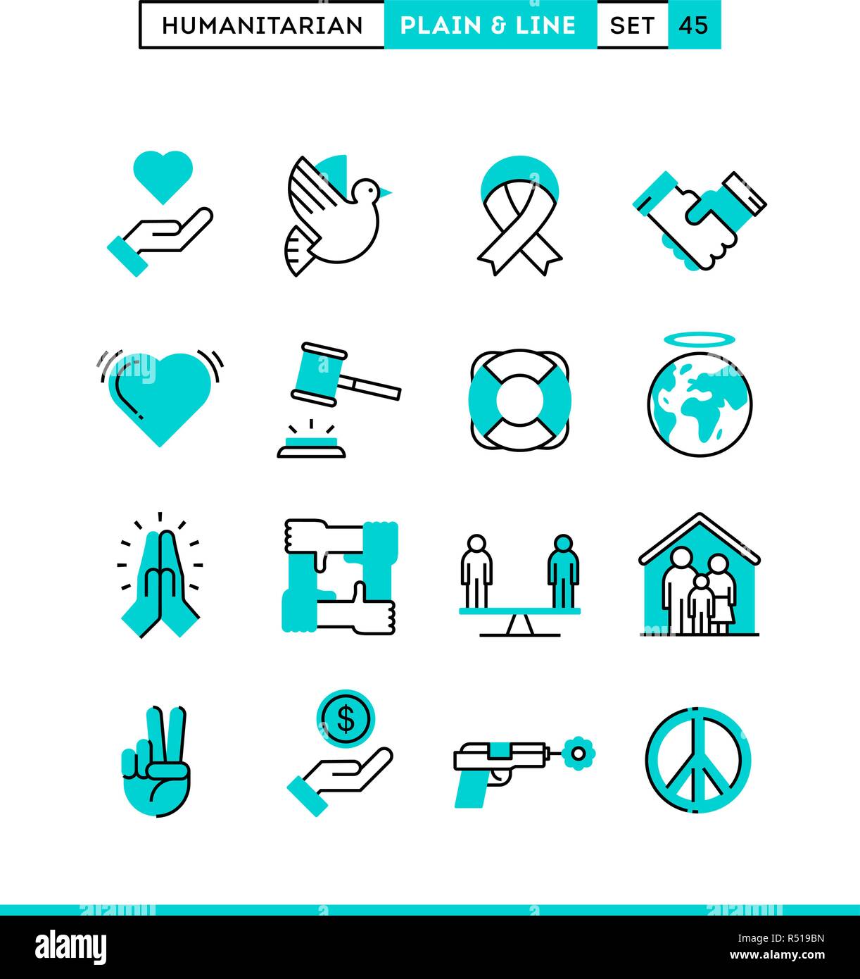 Prayer for world peace Stock Vector Images - Alamy