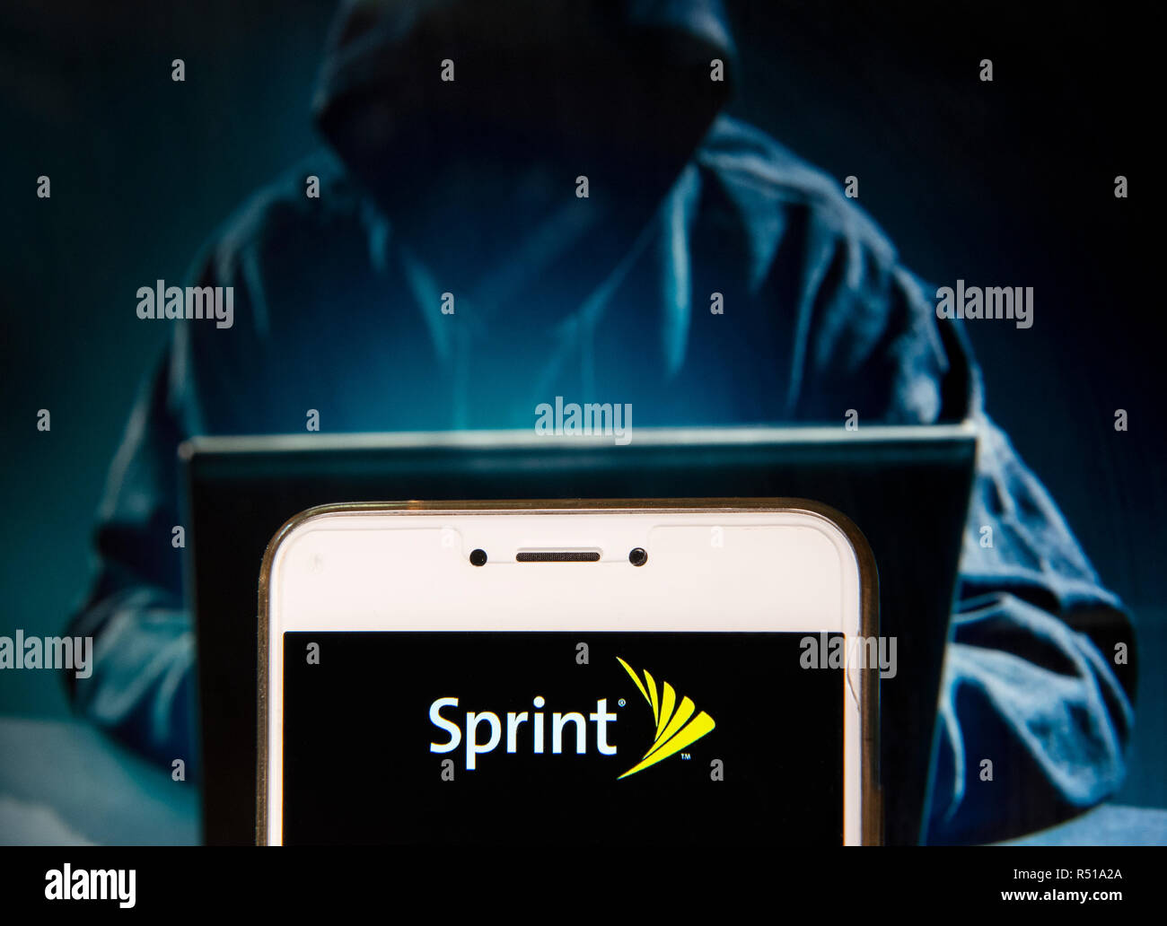 Sprint logo logo hi-res stock photography and images - Alamy