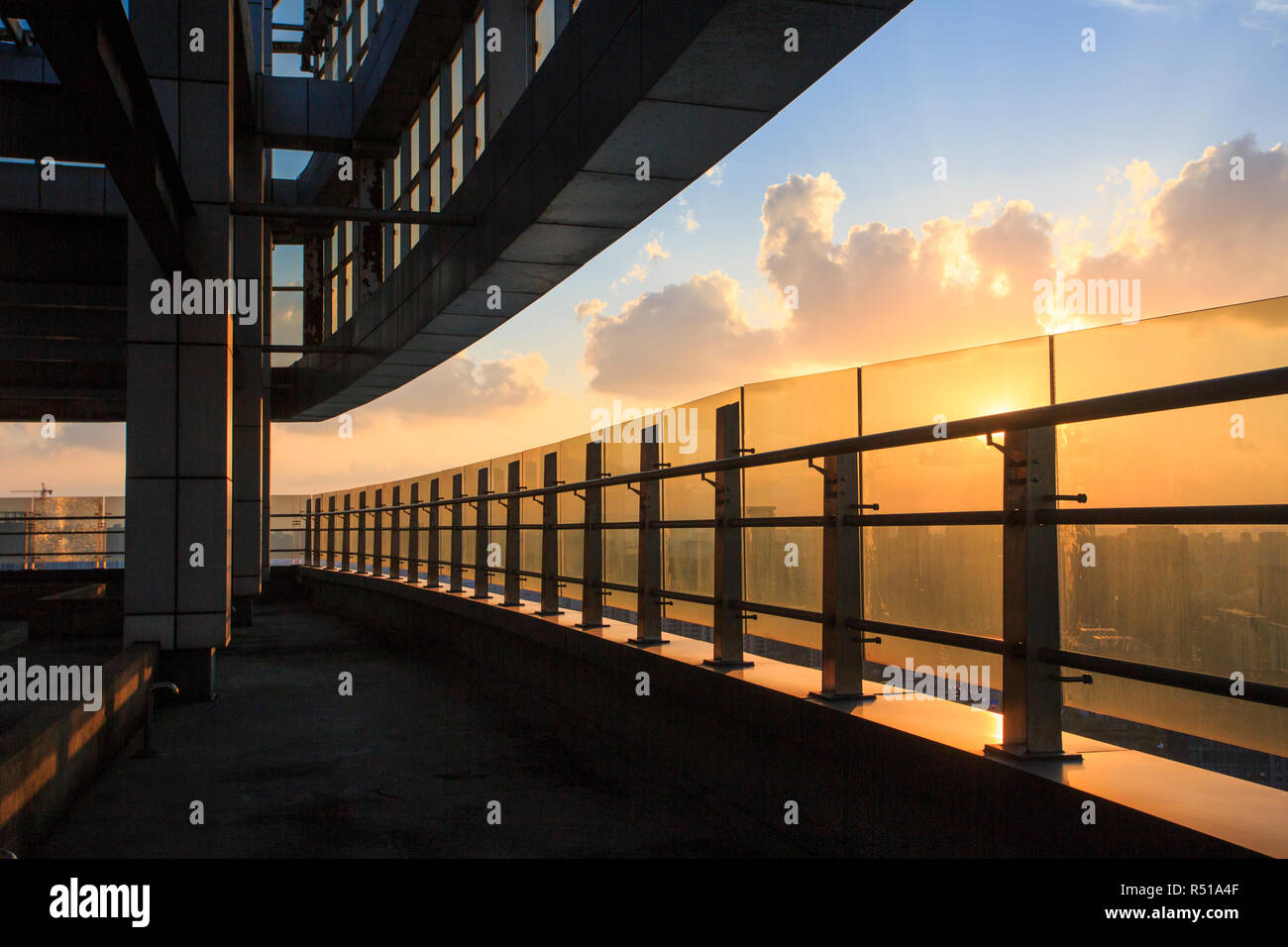 The roof overlooking Stock Photo - Alamy