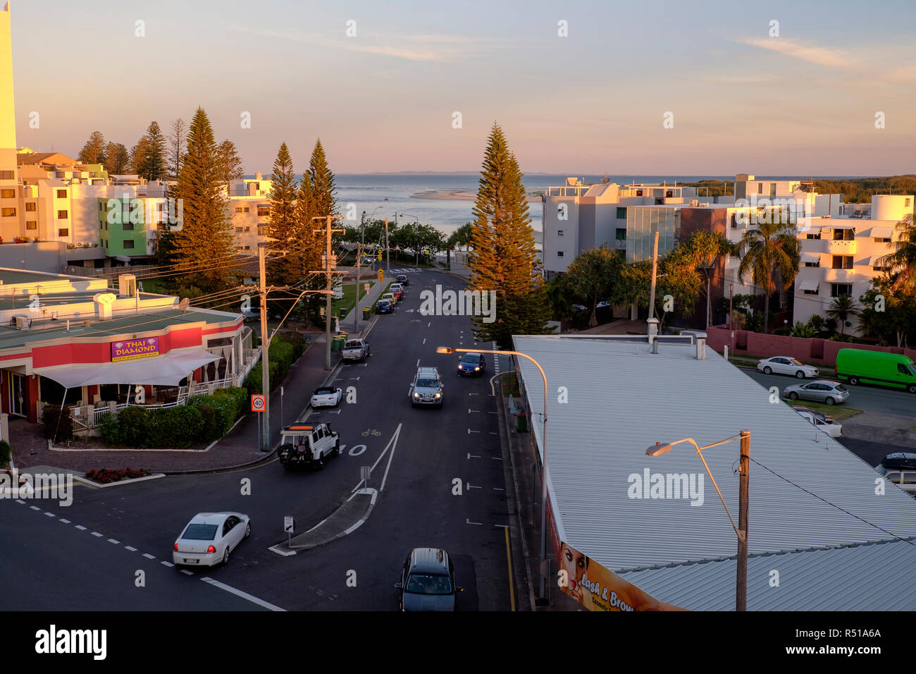 View of Caloundra Stock Photo - Alamy