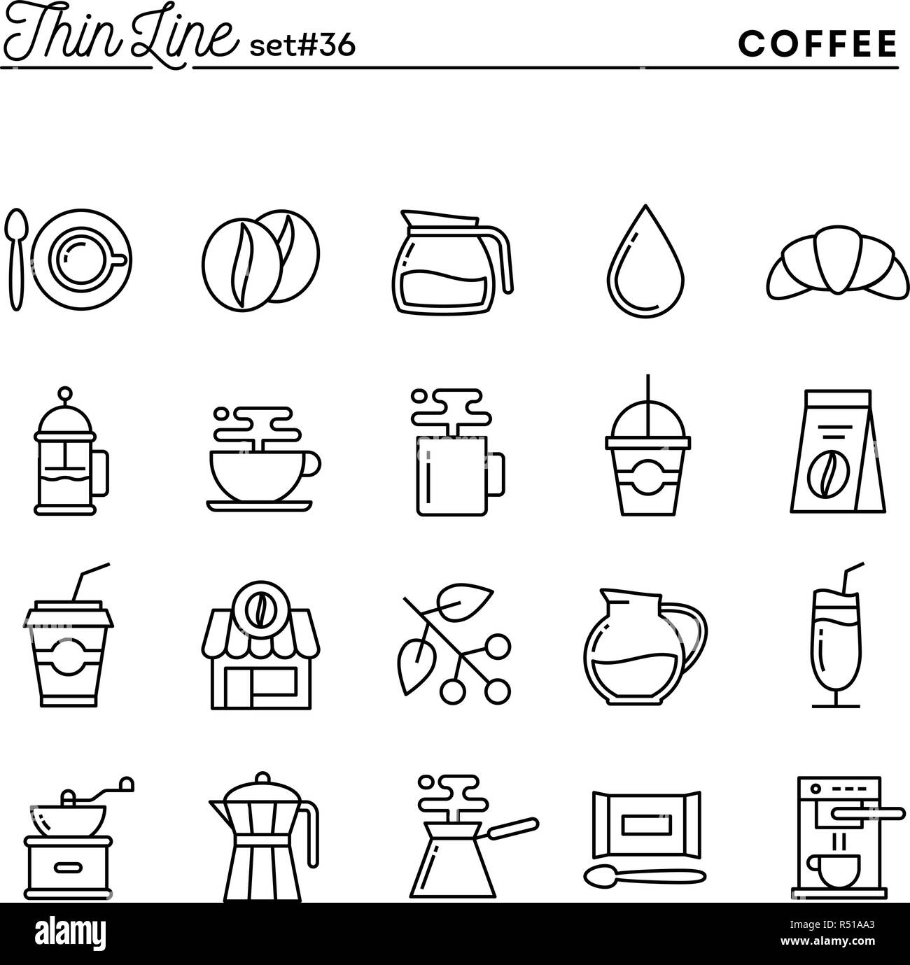 Hot coffee go flat Black and White Stock Photos & Images - Alamy