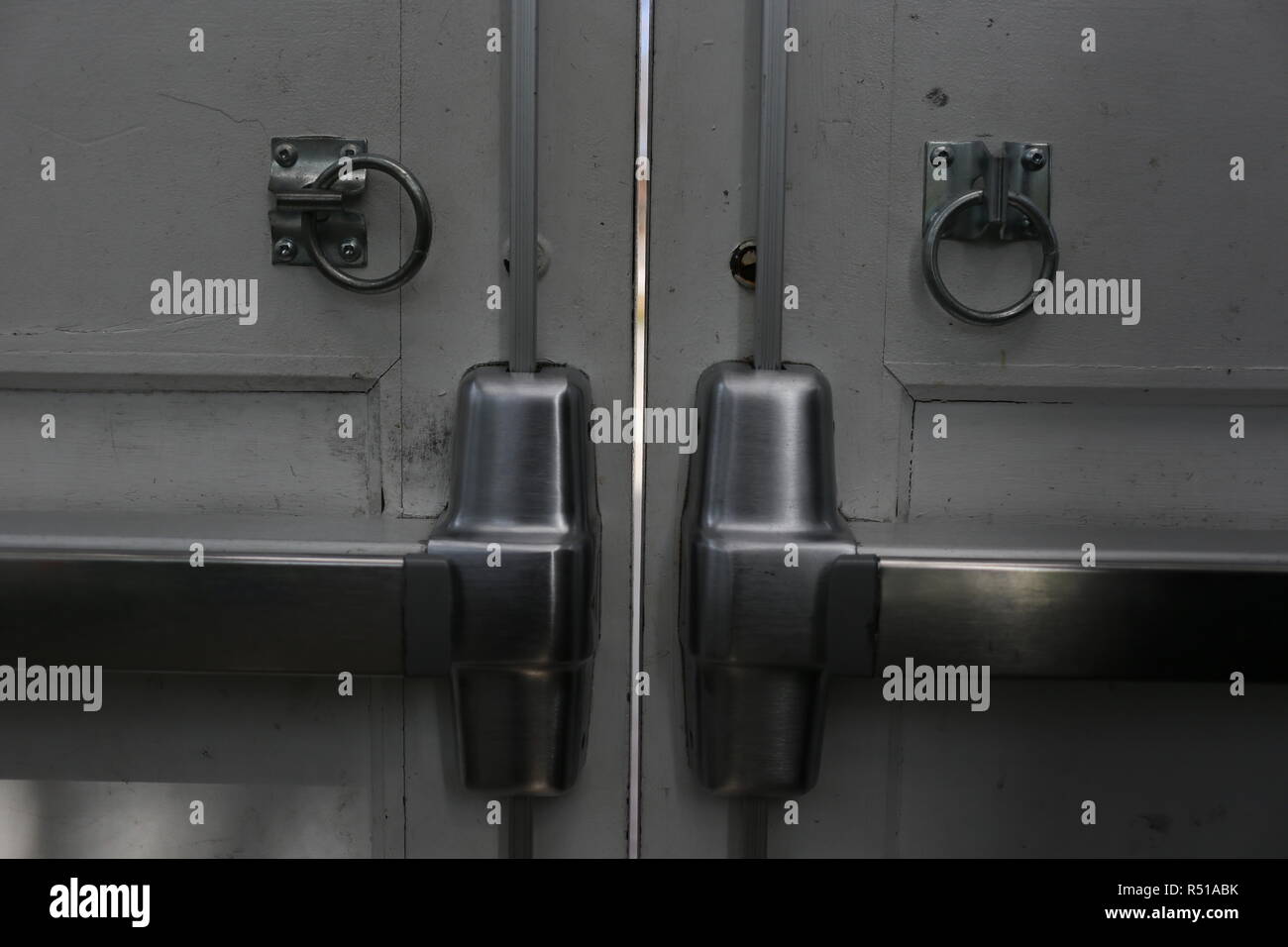 Double steel fire proof door hi-res stock photography and images - Alamy