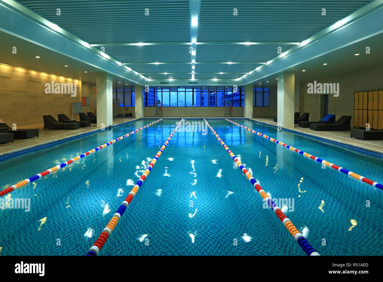 Sport club swimming pool hi-res stock photography and images - Alamy