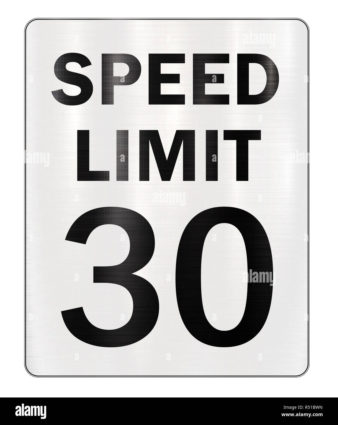 30 Mph Sign Cut Out Stock Images & Pictures - Alamy