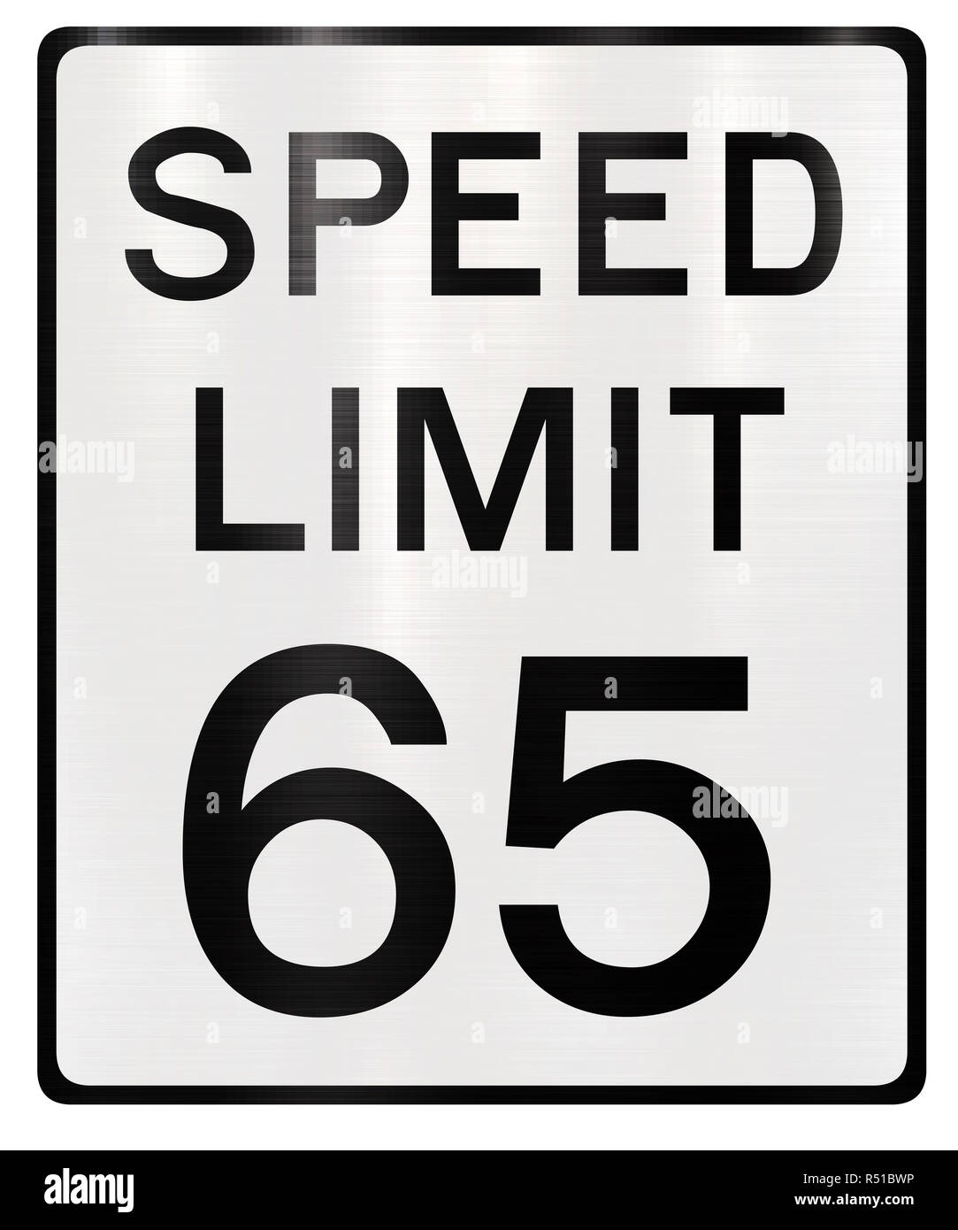 speed limit 65 sign Stock Photo - Alamy