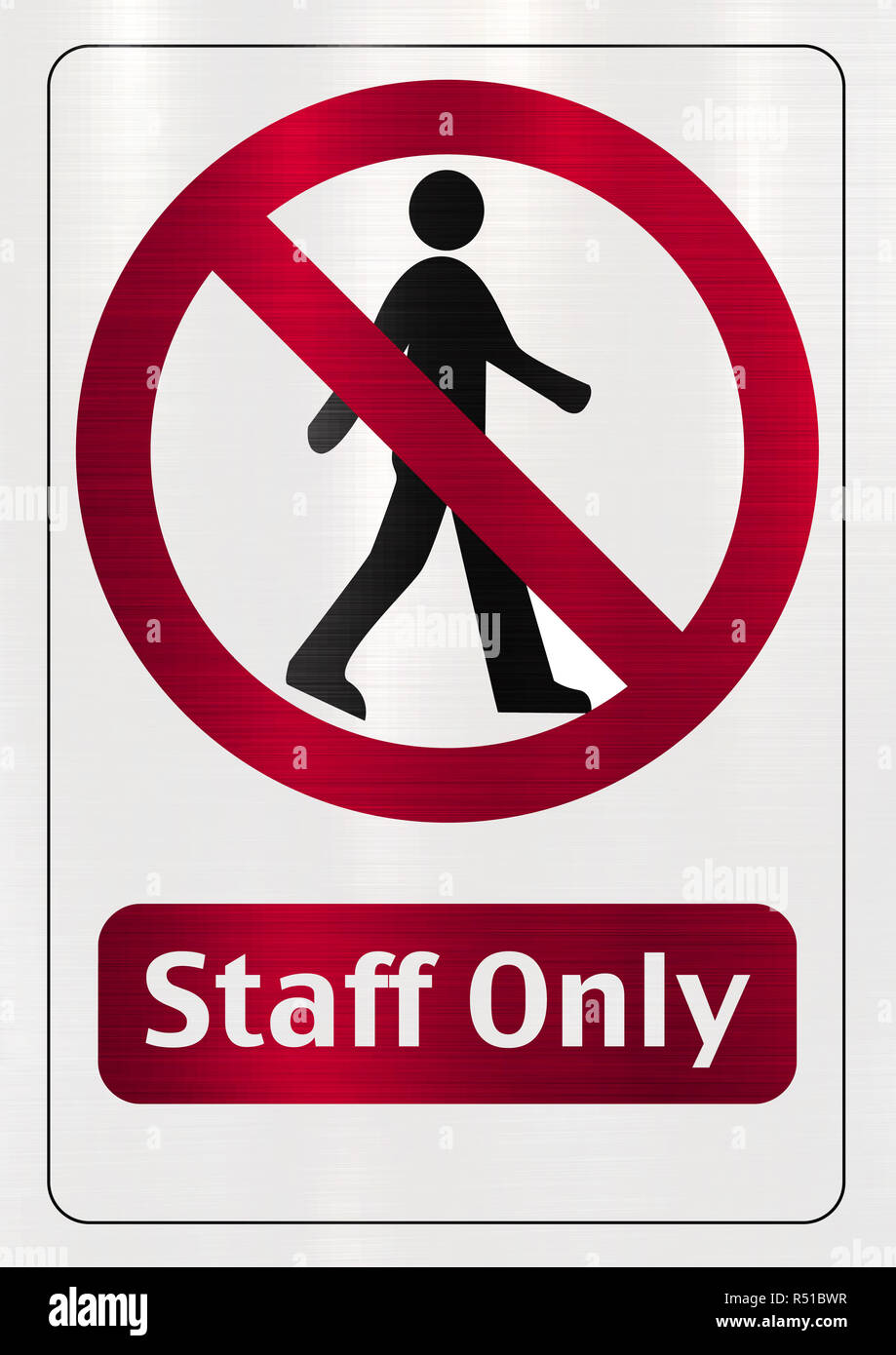 Private staff only door hi-res stock photography and images - Alamy