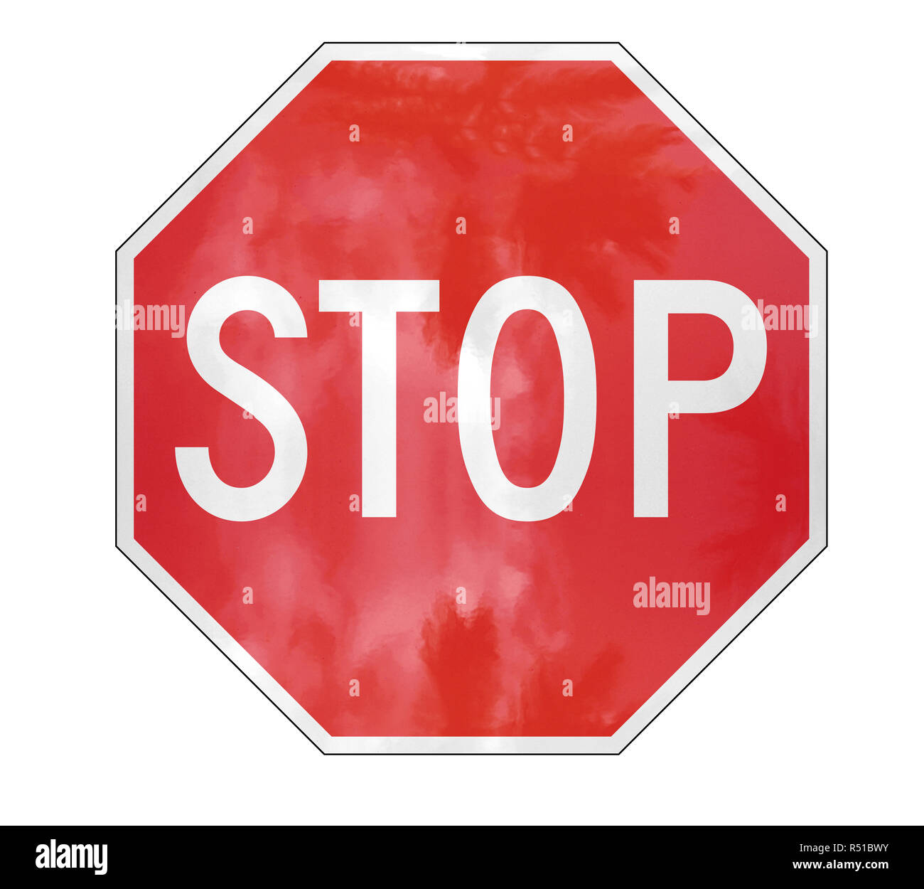 stop red sign road message Stock Photo - Alamy