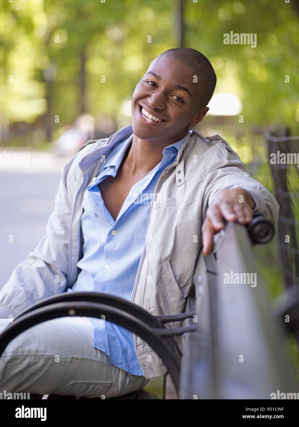 African american outdoor seating hi-res stock photography and images ...