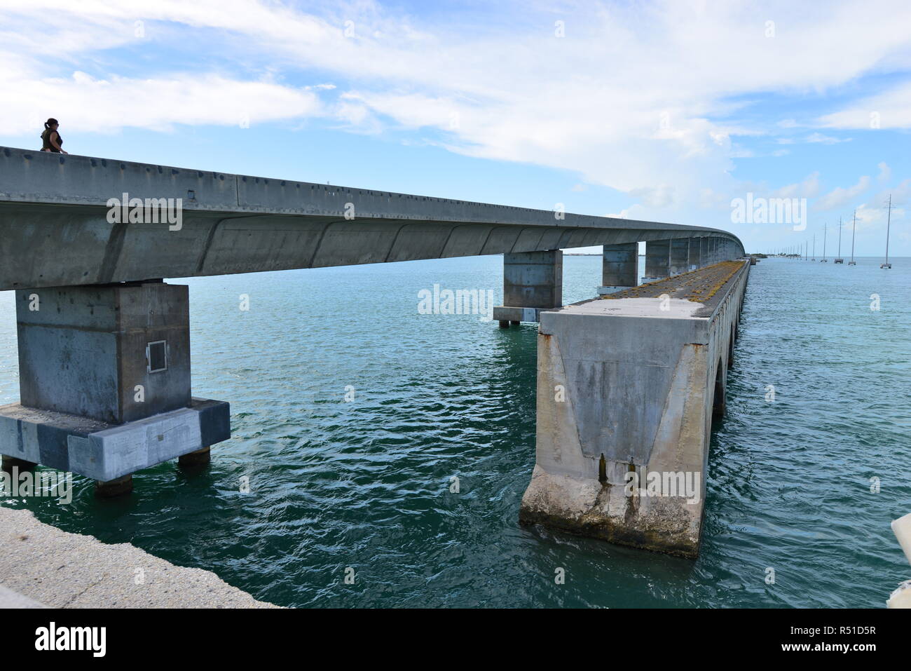 A Florida Keys crossing near Craig Key in Florida Stock Photo - Alamy