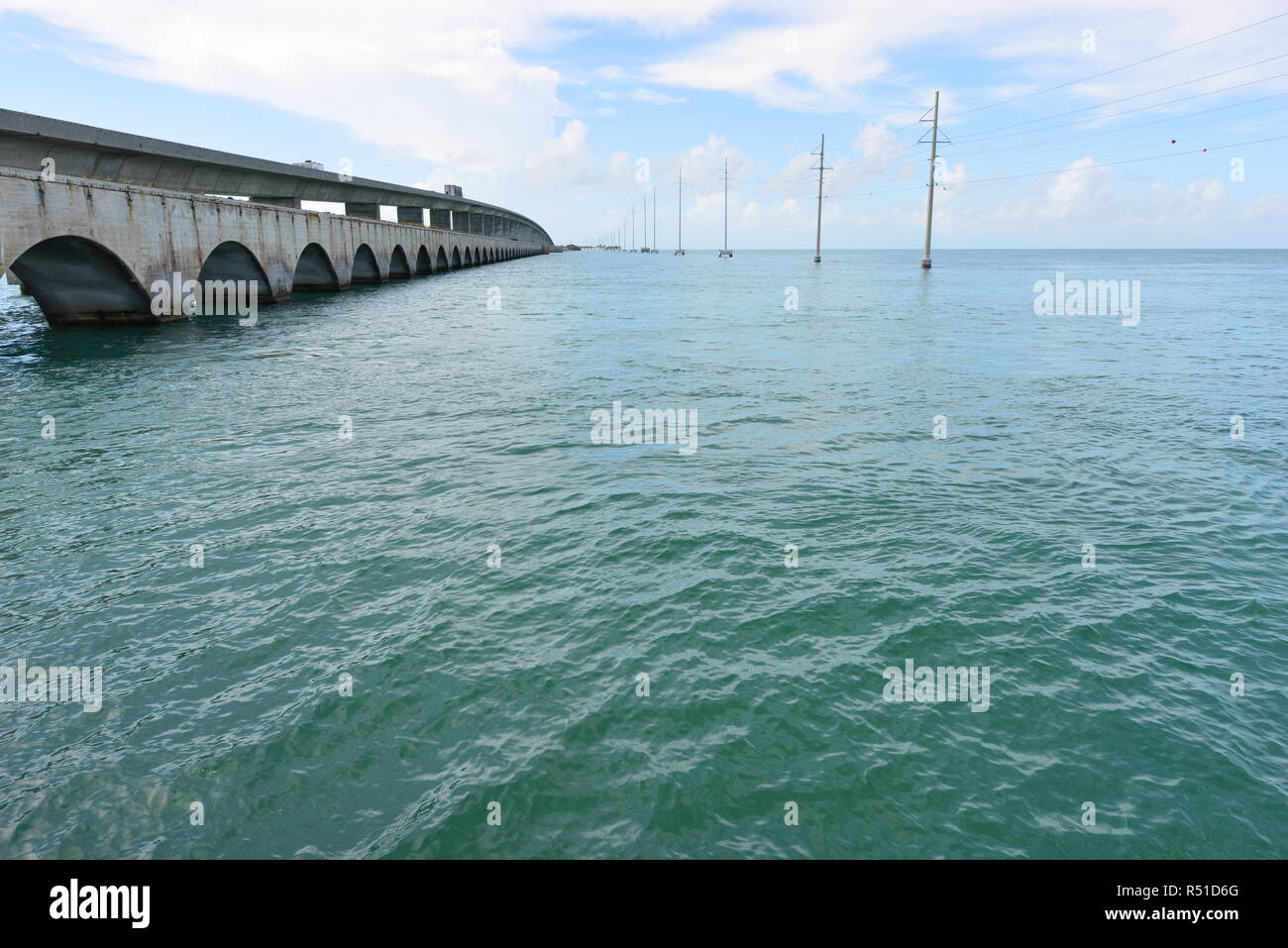 A Florida Keys crossing near Craig Key in Florida Stock Photo - Alamy