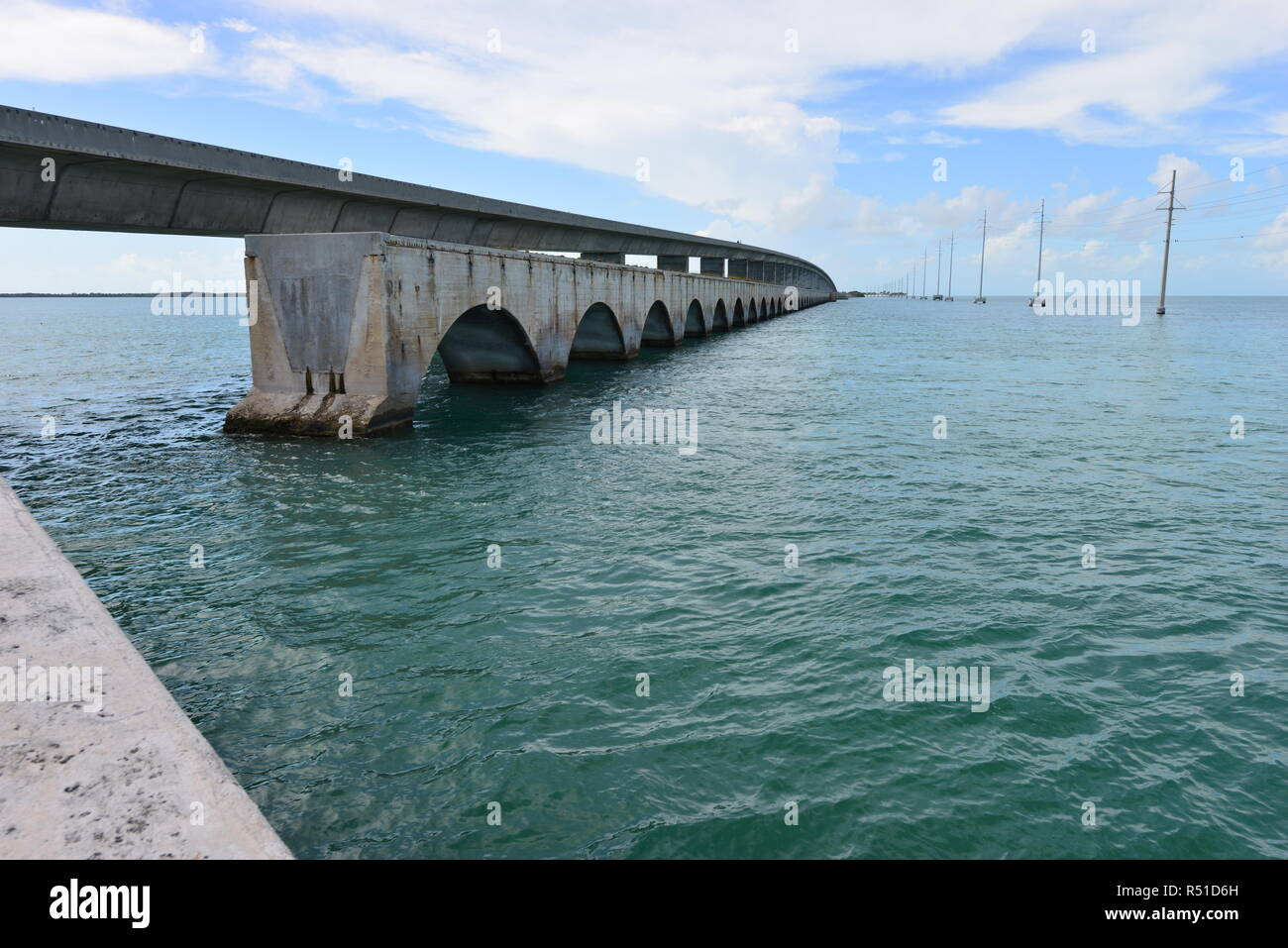 A Florida Keys crossing near Craig Key in Florida Stock Photo - Alamy