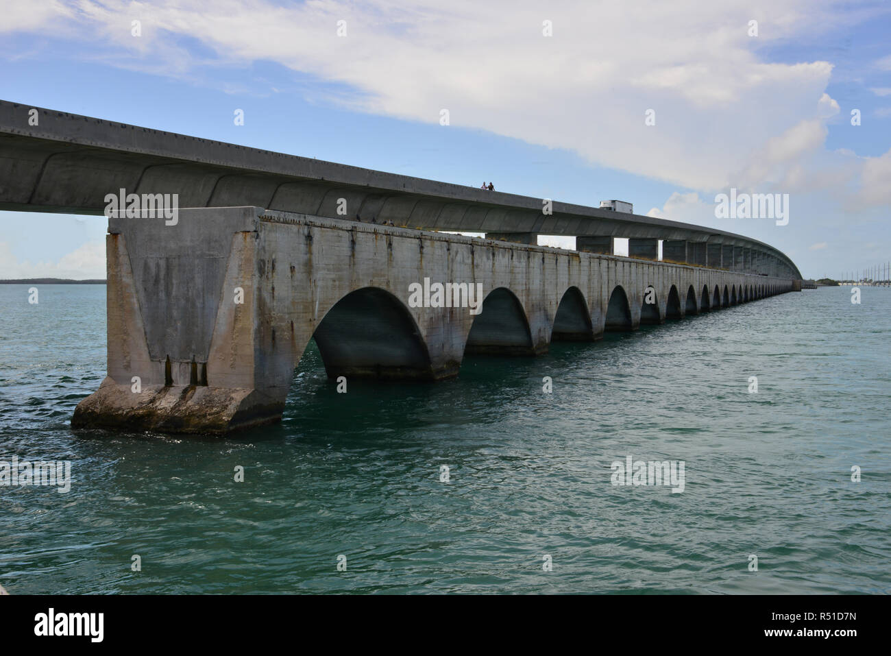 A Florida Keys crossing near Craig Key in Florida Stock Photo - Alamy