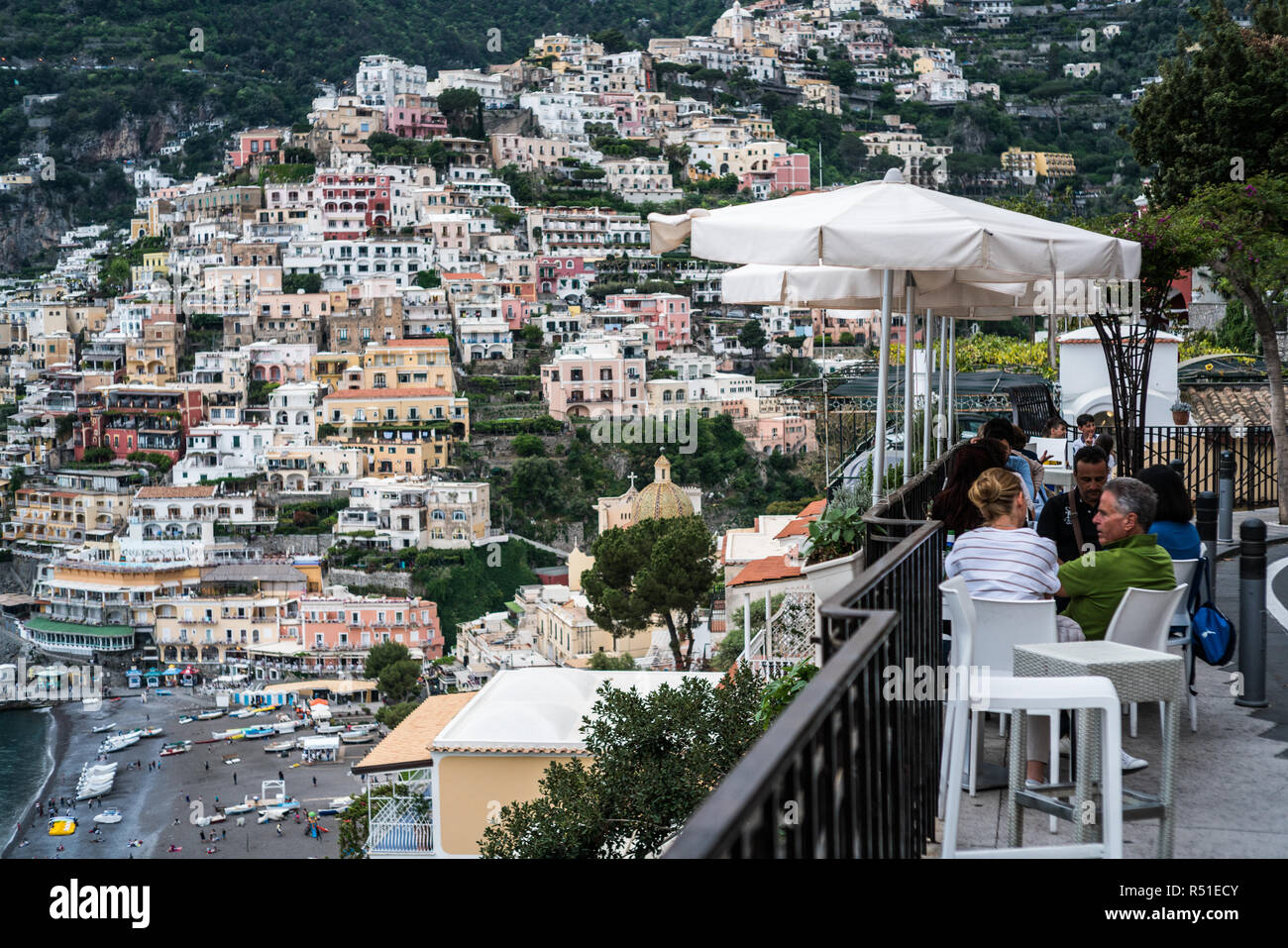 View positano famous old hi-res stock photography and images - Alamy