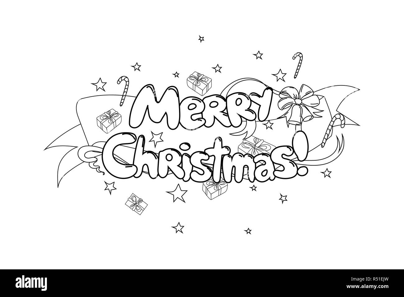 Merry Christmas Vector Art