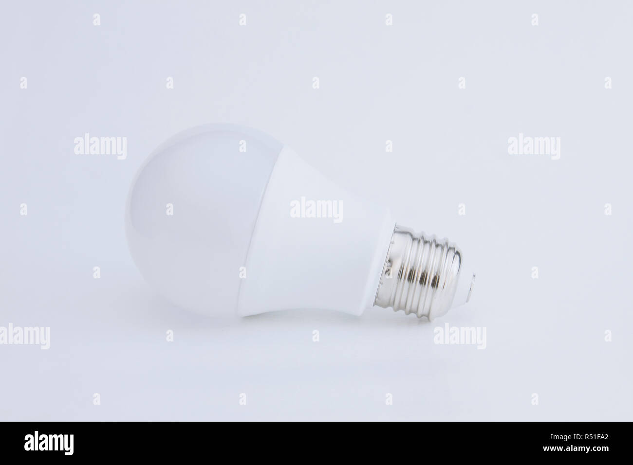 Light bulb isolated on white background Stock Photo - Alamy
