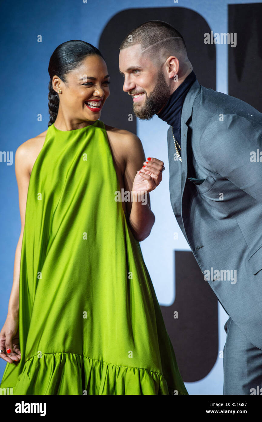 Tessa Thompsom and Florian Munteanu attends the European Premiere of ...
