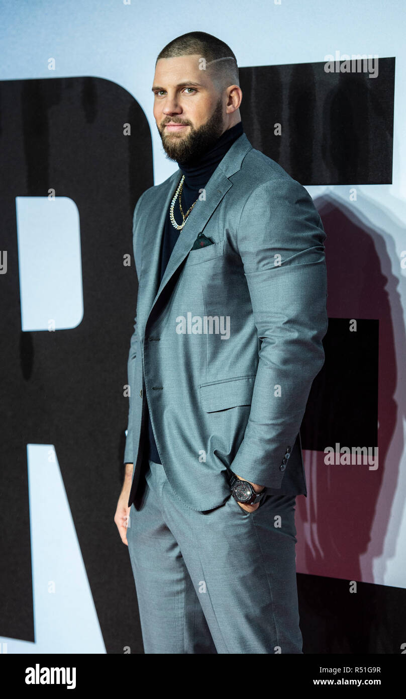 Florian Munteanu attends the European Premiere of 'Creed II' at BFI ...