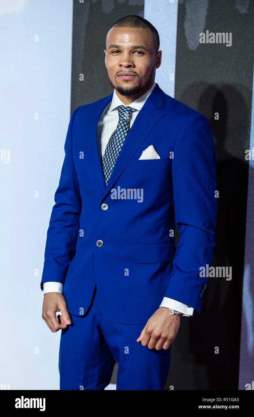Chris Eubank Jr attends the European Premiere of 'Creed II' at BFI IMAX ...
