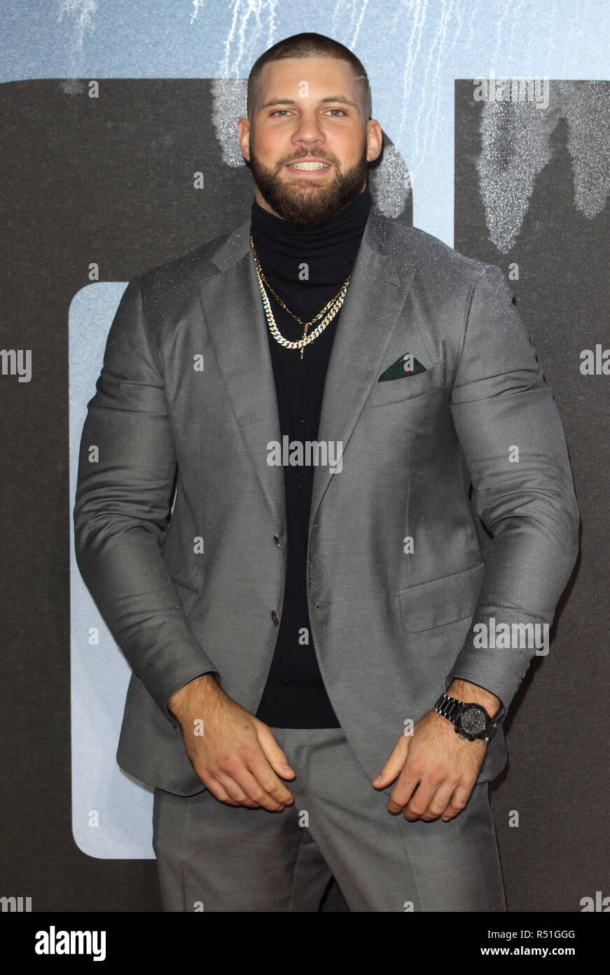 Florian Munteanu at the Creed 2 UK Premiere at the BFI Imax Stock Photo ...