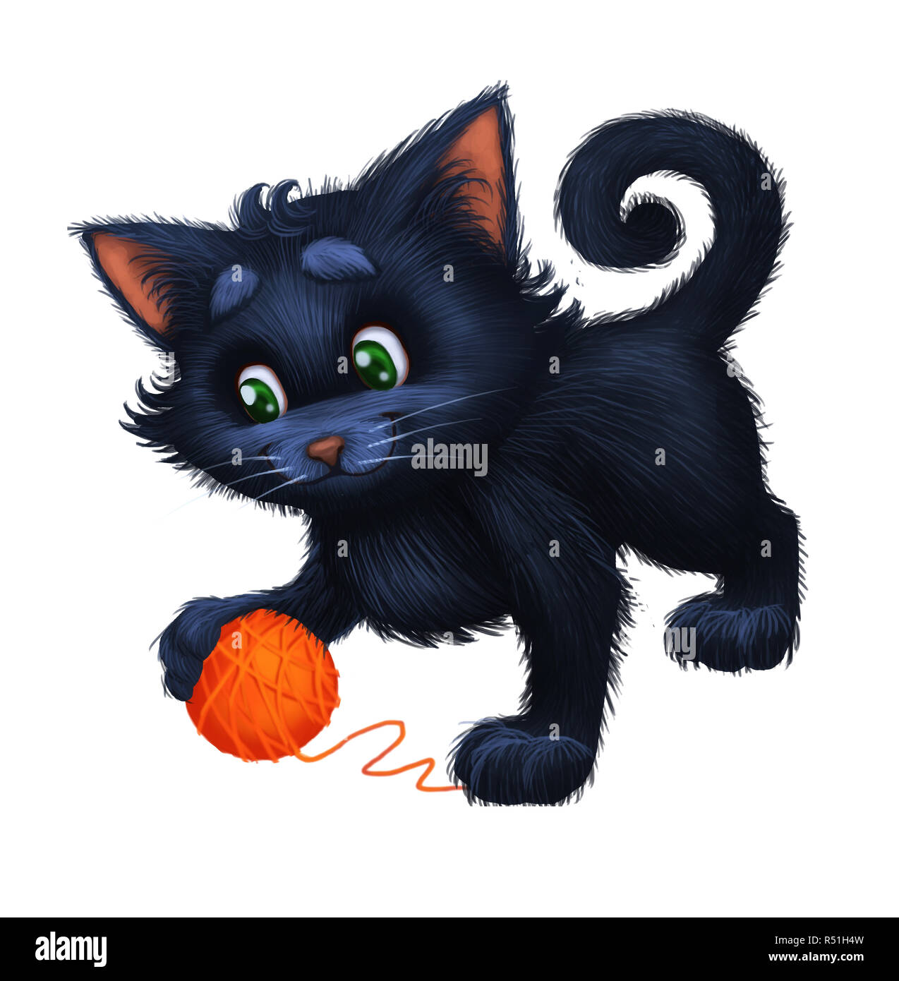 Cartoon kitty Cut Out Stock Images & Pictures - Alamy