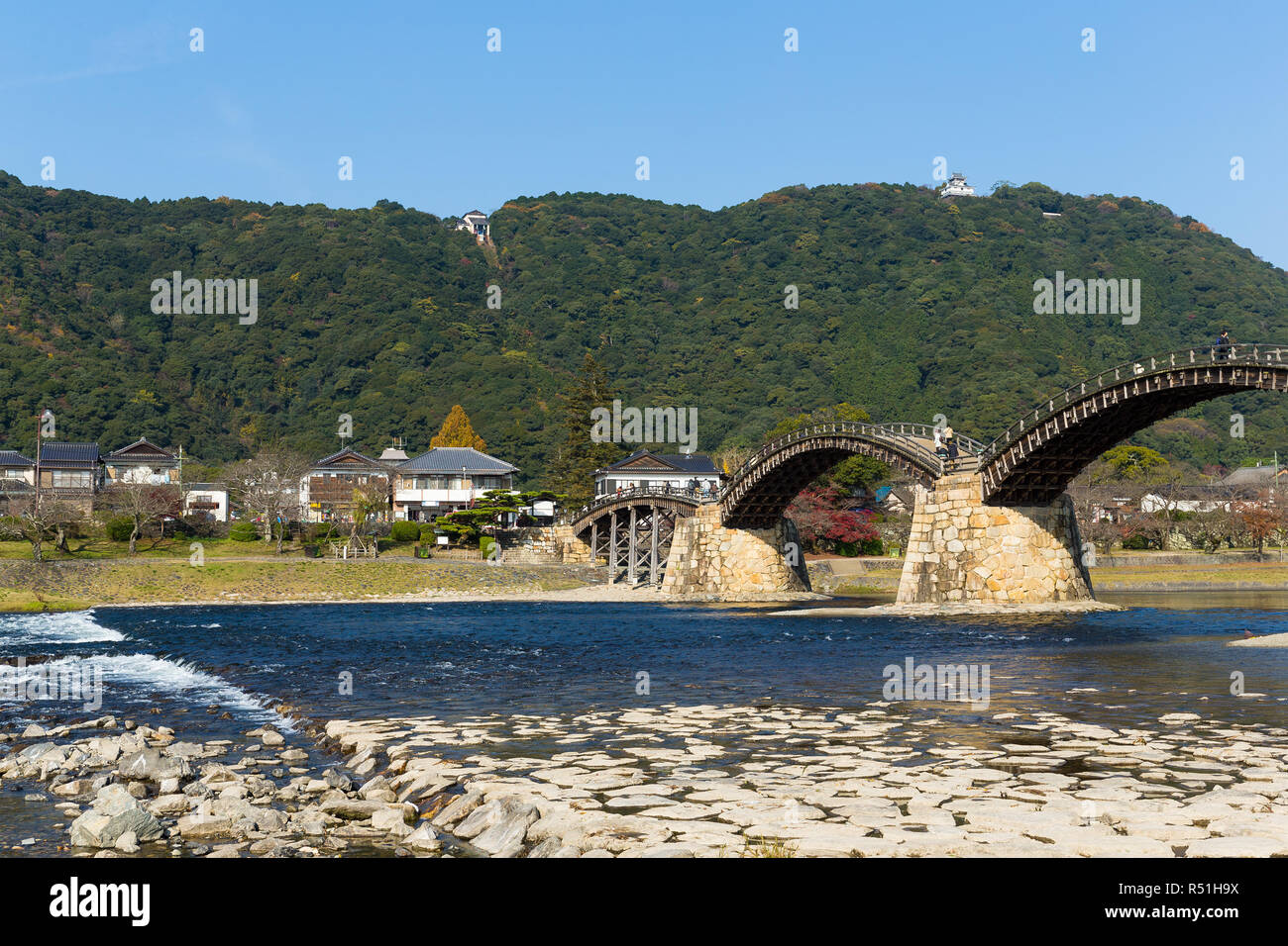 Japanese Kintai Bridge Stock Photo - Alamy