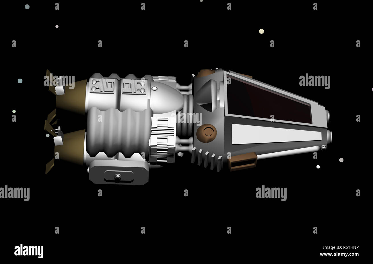 spacecraft in space Stock Photo - Alamy