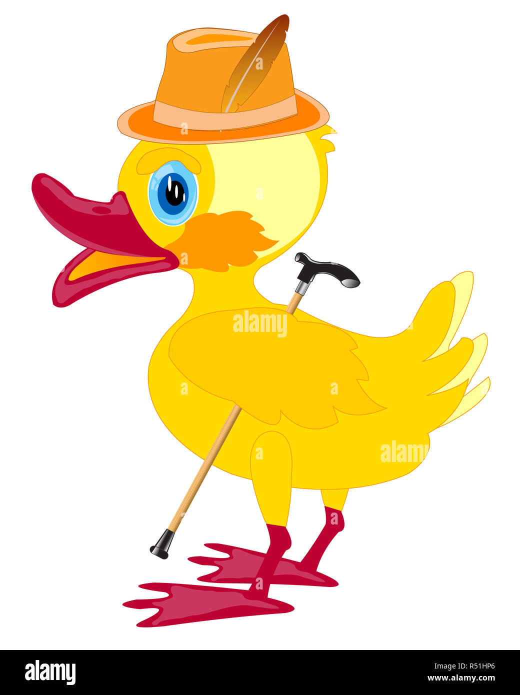 Duck walking stick hi-res stock photography and images - Alamy