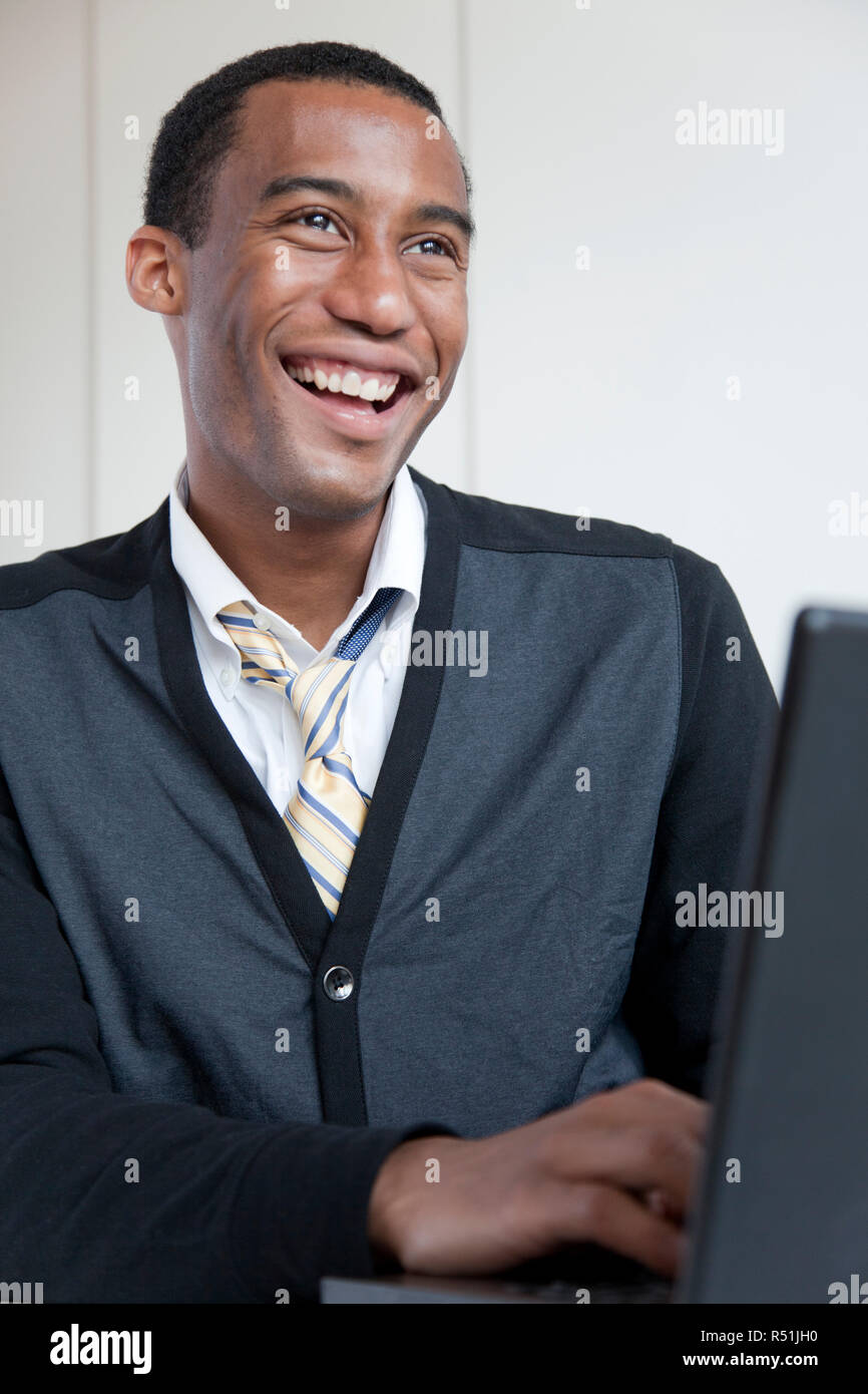 Wide grin vertical hi-res stock photography and images - Alamy