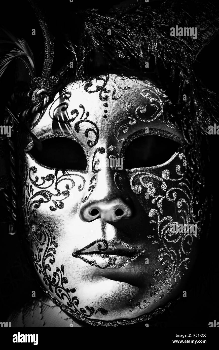 The Mystical Fashion Mask Stock Photo - Alamy