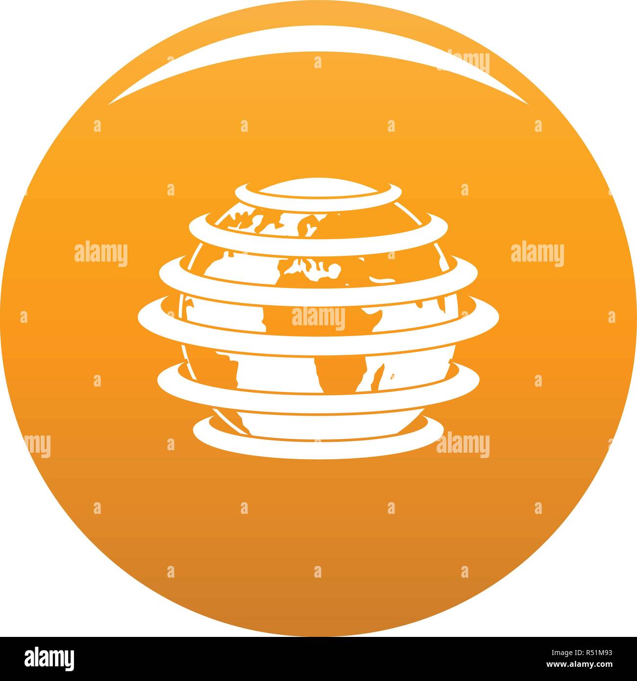 World icon. Simple illustration of world vector icon for any design ...