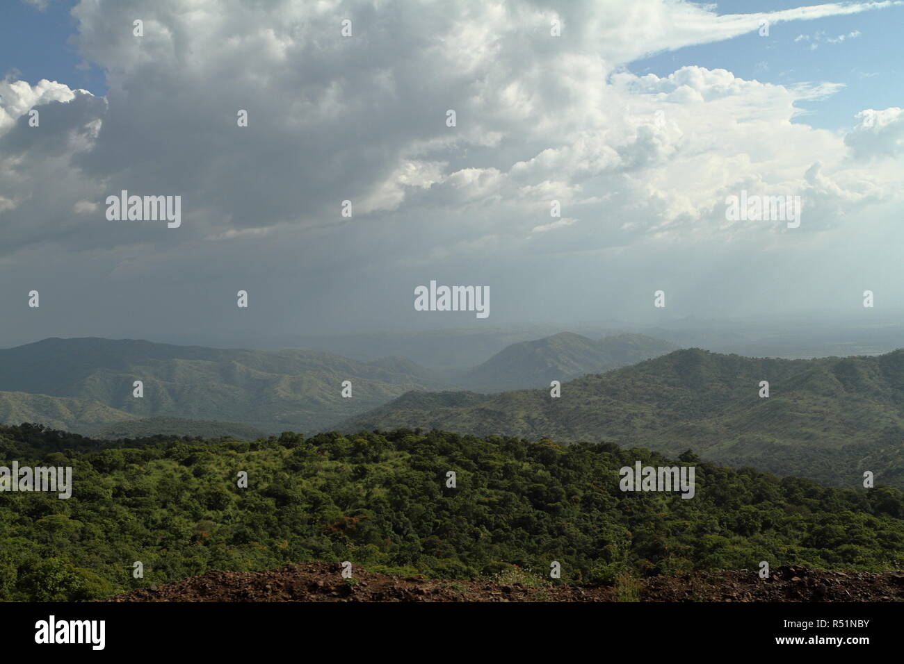 the landscape of the omo valley in ethiopia Stock Photo - Alamy