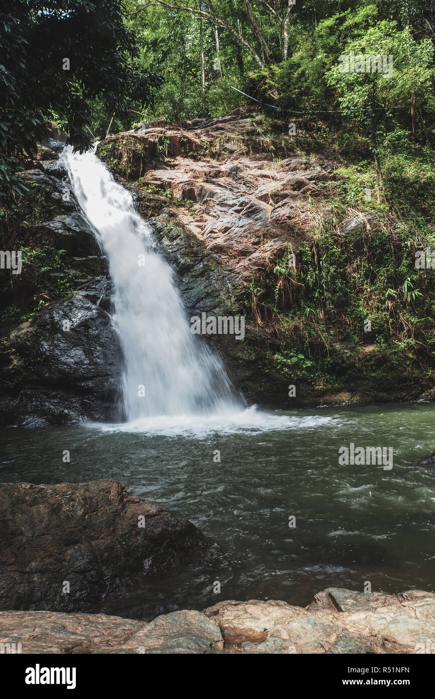A beautiful waterfall Stock Photo - Alamy