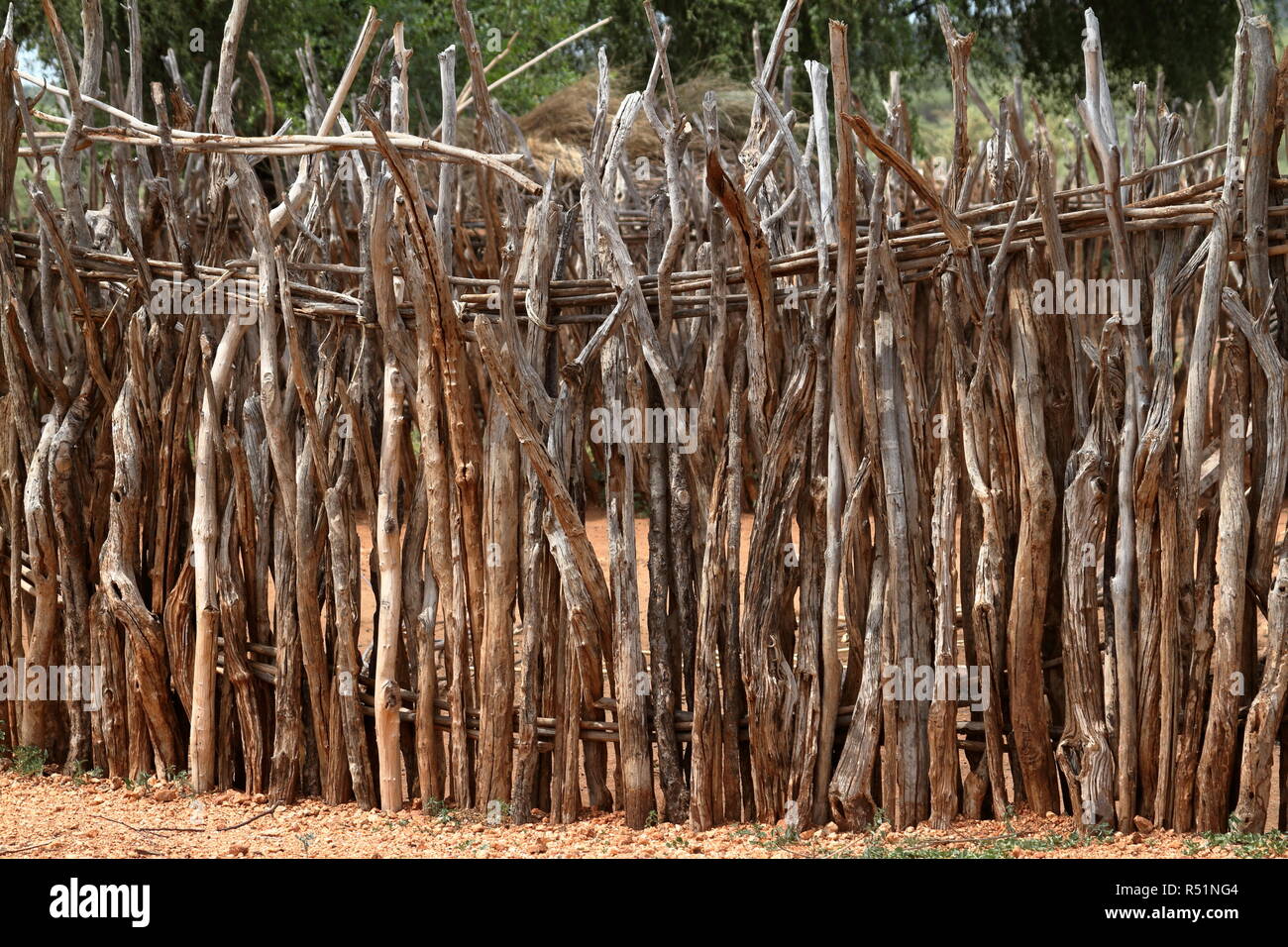 Kraal fence hi-res stock photography and images - Alamy