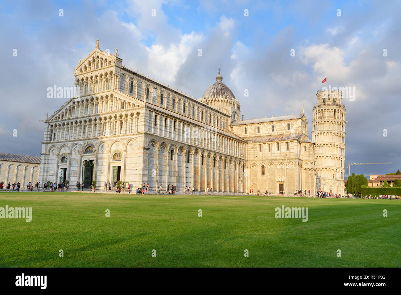 Leaning Pisa Tower Unesco World Heritage Site High Resolution Stock ...