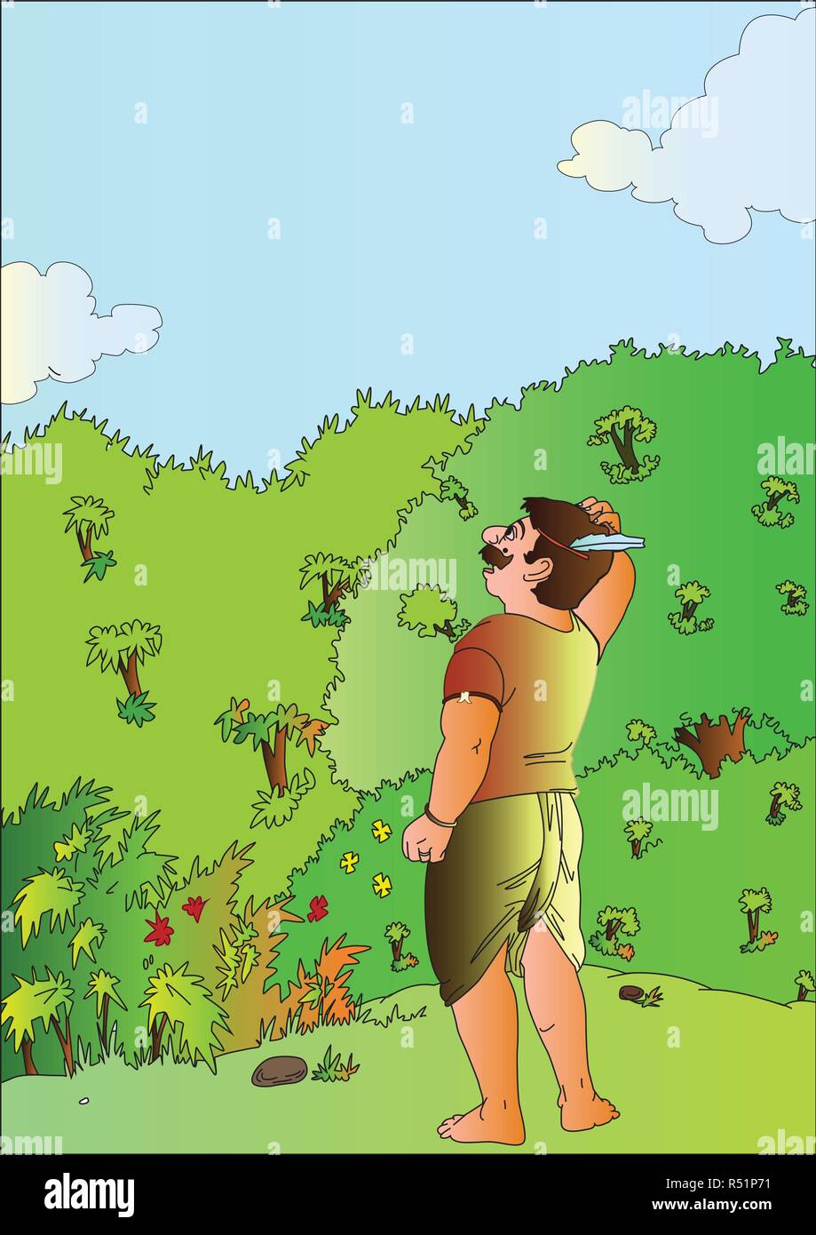 Man standing Stock Vector Images - Alamy