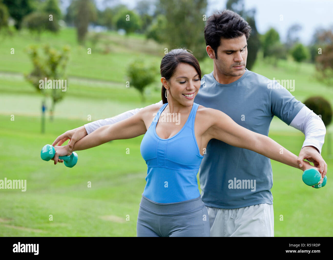 2 hand weights hi-res stock photography and images - Alamy