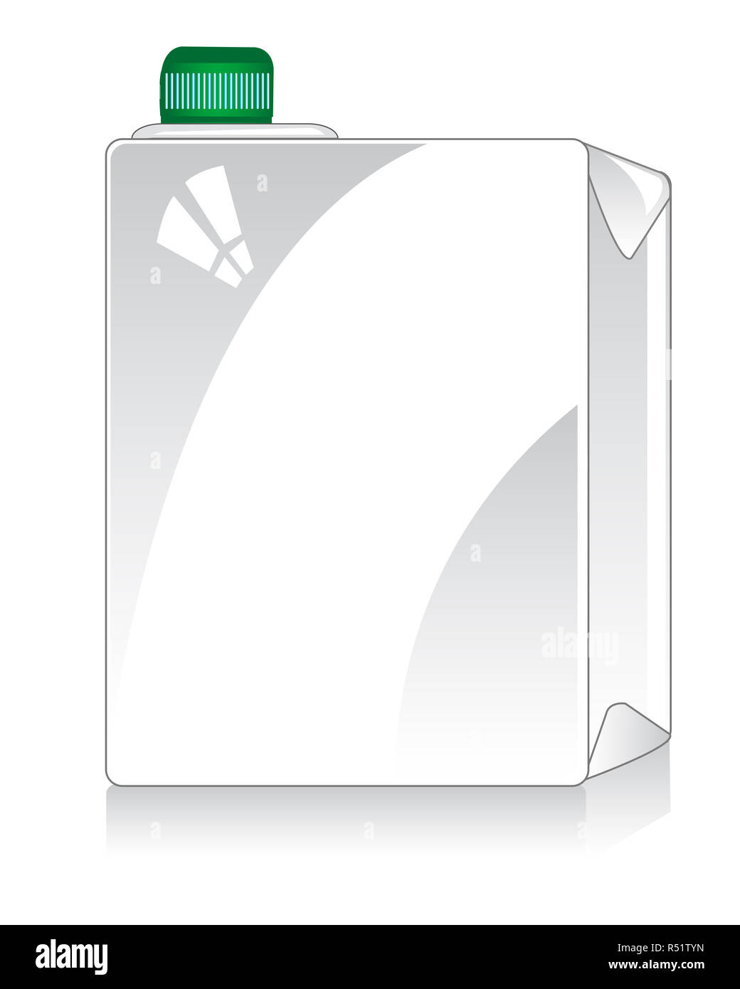 Square package on white Stock Photo - Alamy