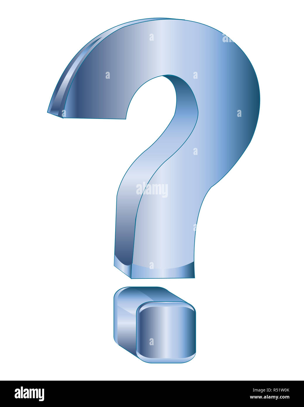 Decorative sign question Stock Photo - Alamy