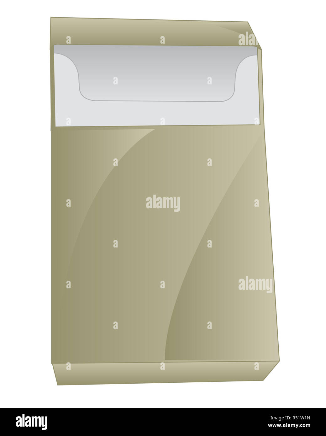 Empty cigarette pack Stock Photo - Alamy