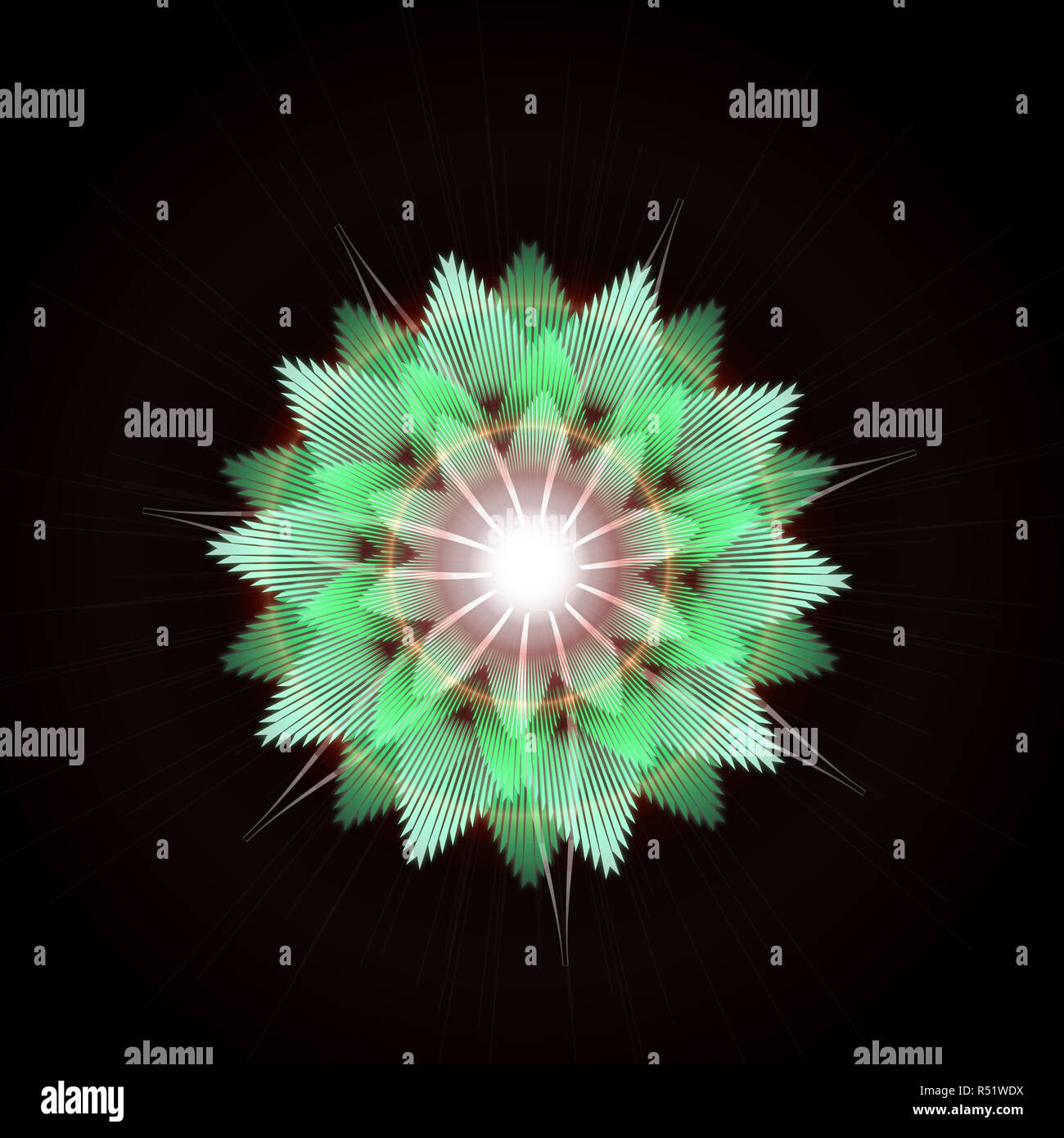 Bright Star Burst Light Effect with Glittering, Glowing Sparkles ...