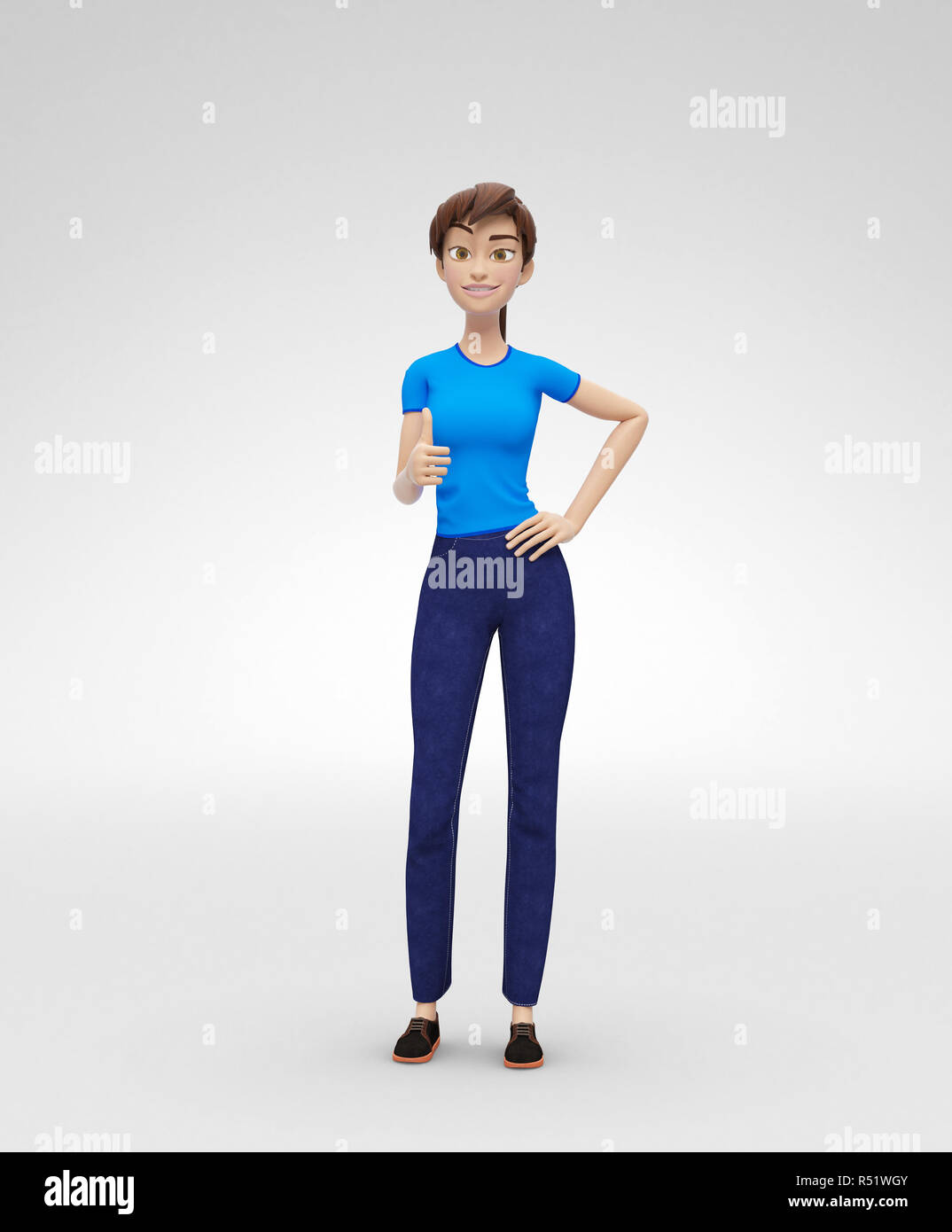 Self presentation young character hi-res stock photography and images ...